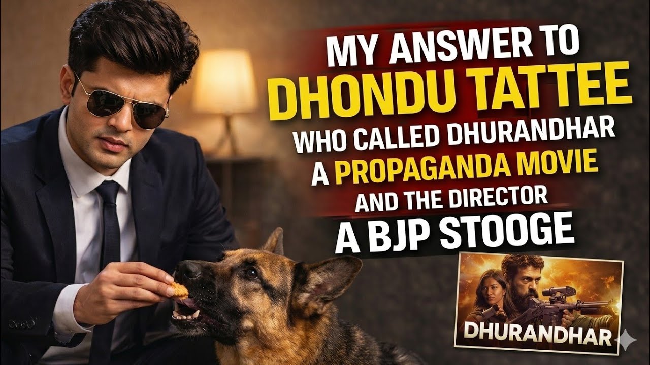 My Answer To Dhondu Tattee Who Called Dhurandhar A Propaganda Movie And ...
