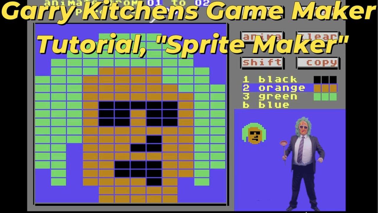 Garry Kitchens Game Maker Tutorial, Sprite Maker - YouTube