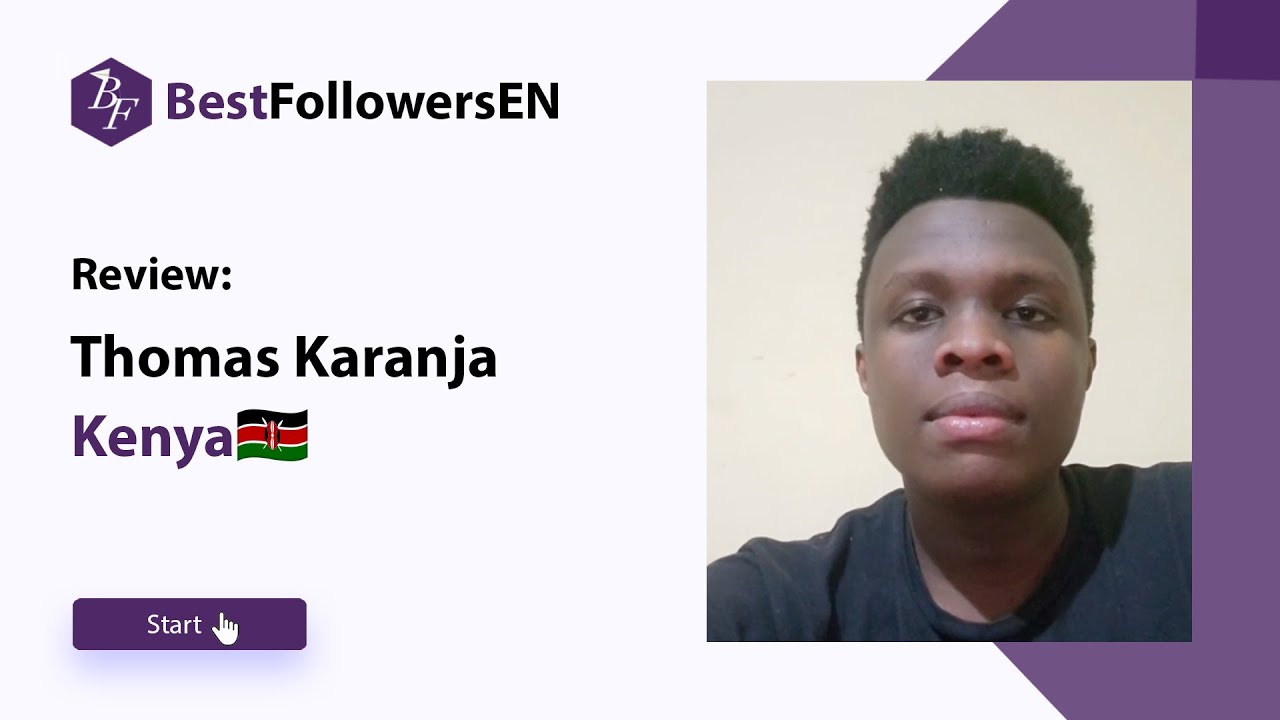 Review of VIP tariff in BestFollowersEN service from Thomas Karanja ...