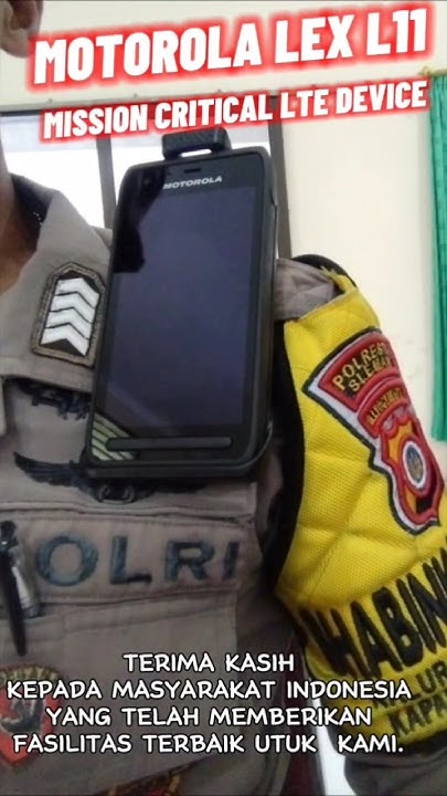 MOTOROLA LEX L11 MISSION CRITICAL LTE DEVICE. - YouTube