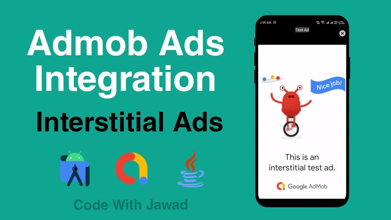 How To Implement Admob Interstitial Ads Android Studio | Admob Interstitial Ads | Code With ...