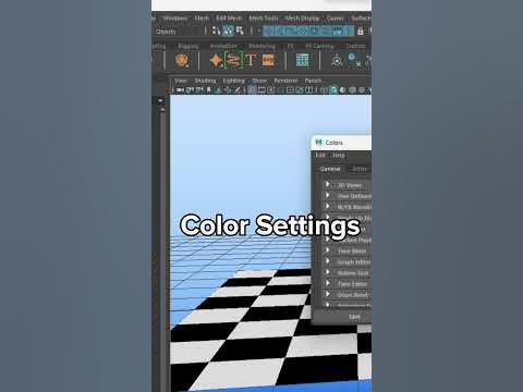 Change The Background (Sky) Color In Maya's 3D Viewport | Quick Tip ...