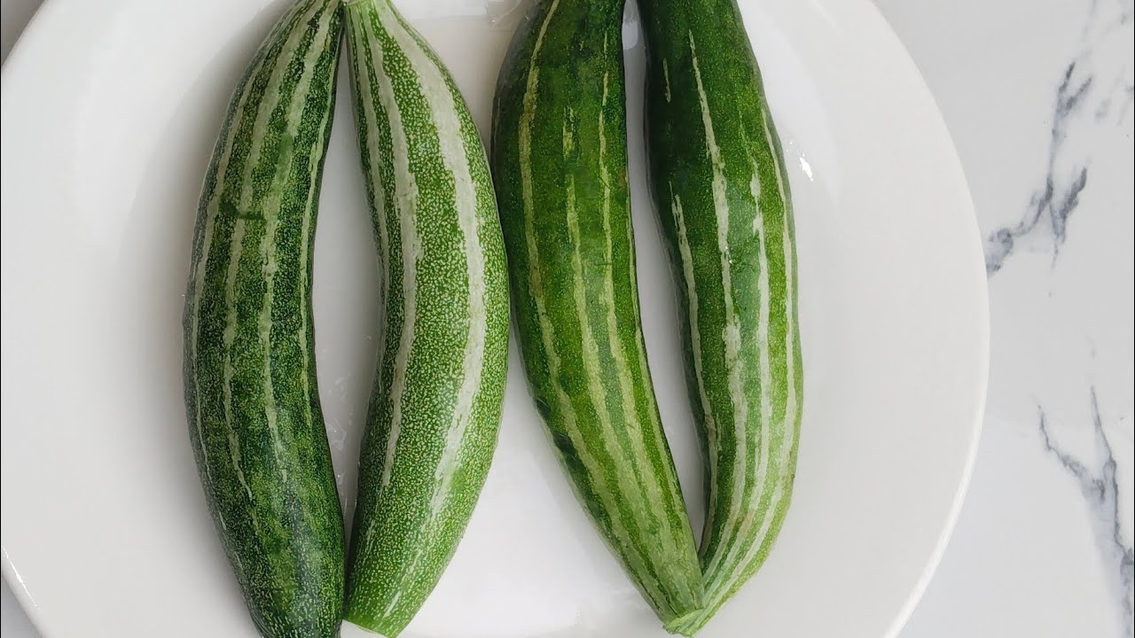 Luffa Gourd Recipe - YouTube