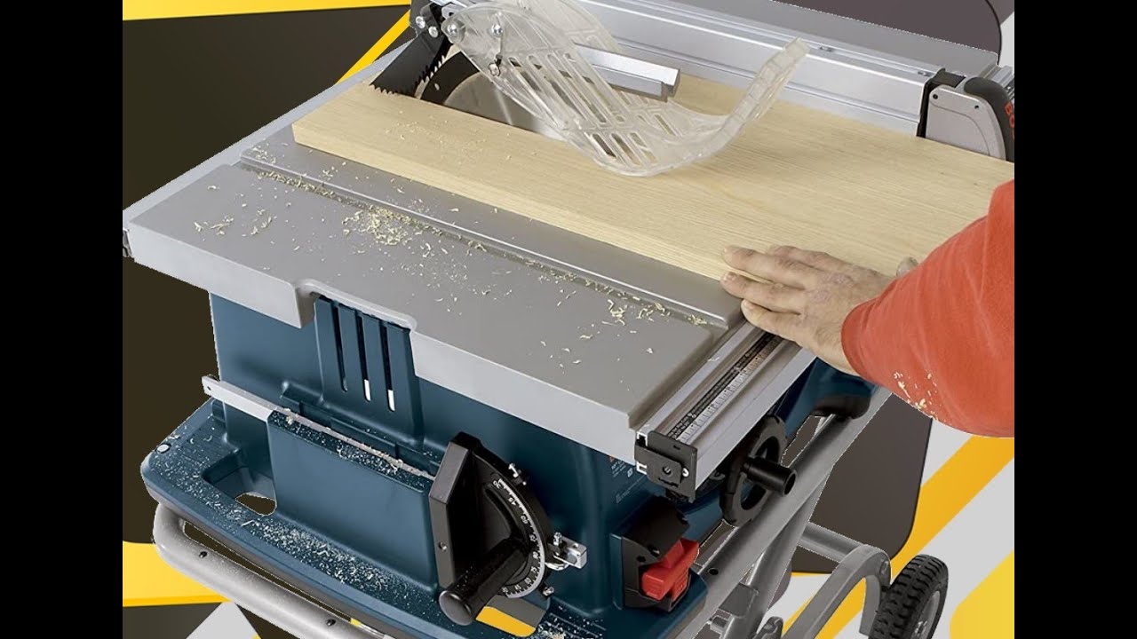 Bosch 4100 Table Saw Demo - Our Bosch Power Tools 4100-10 Tablesaw ...