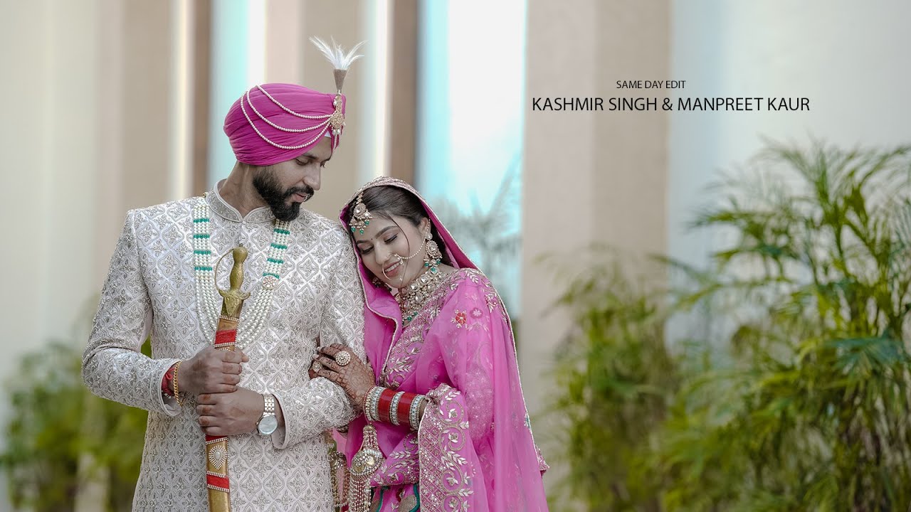 SAME DAY EDIT ---- KASHMIR + MANPREET ---- BY GURMAIL PHOTOGRAPHY ...