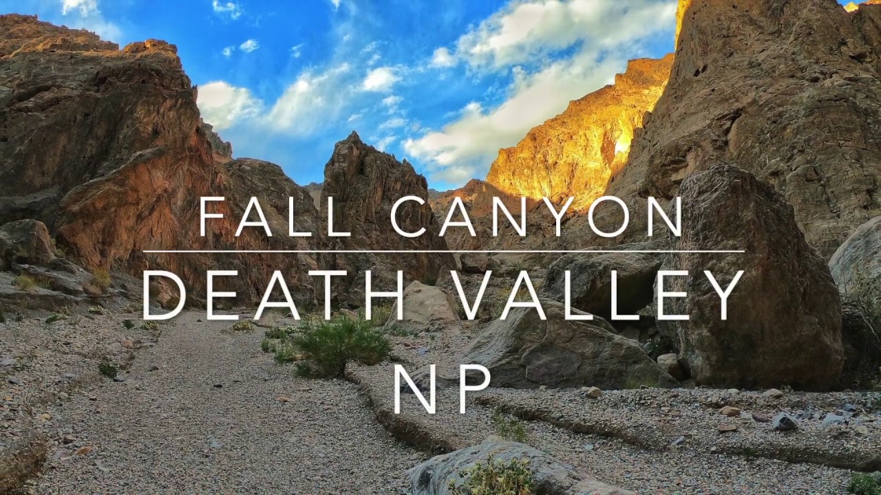 Fall Canyon - one of the best hikes in Death Valley! - YouTube