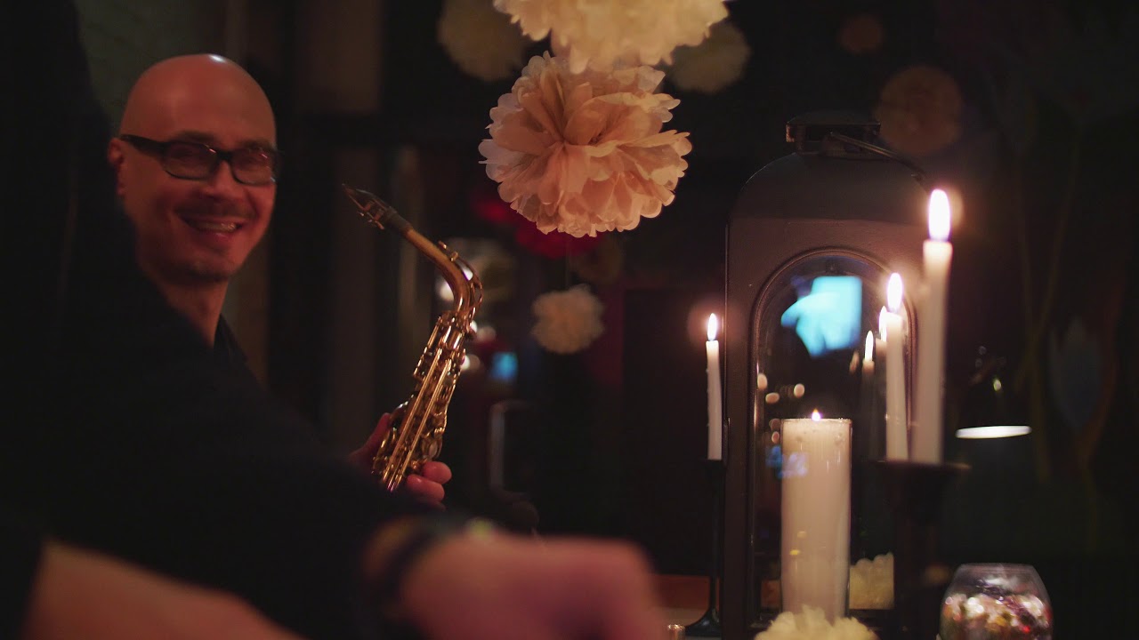 Saxophone & Dj - Burning candles under Disco House music - YouTube