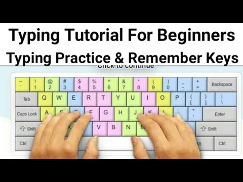 Typing Tutorial for Beginners ll Remember & Practice keysll - YouTube