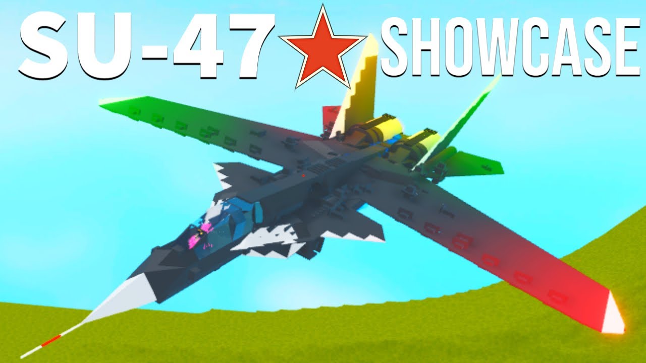 Sukhoi Su-47 Showcase Roblox Plane Crazy - YouTube