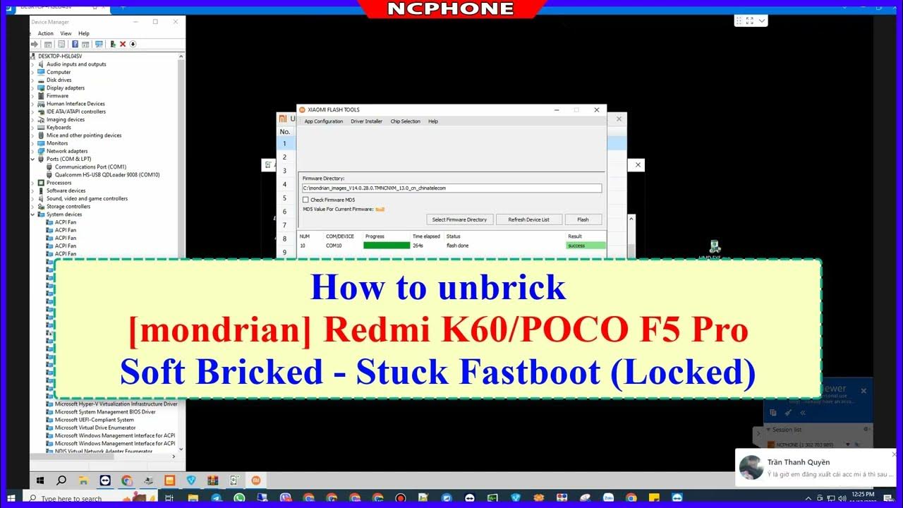 How to Unbrick Xiaomi Redmi K60 (POCO F5 Pro) Stuck Fastboot, Recovery - YouTube