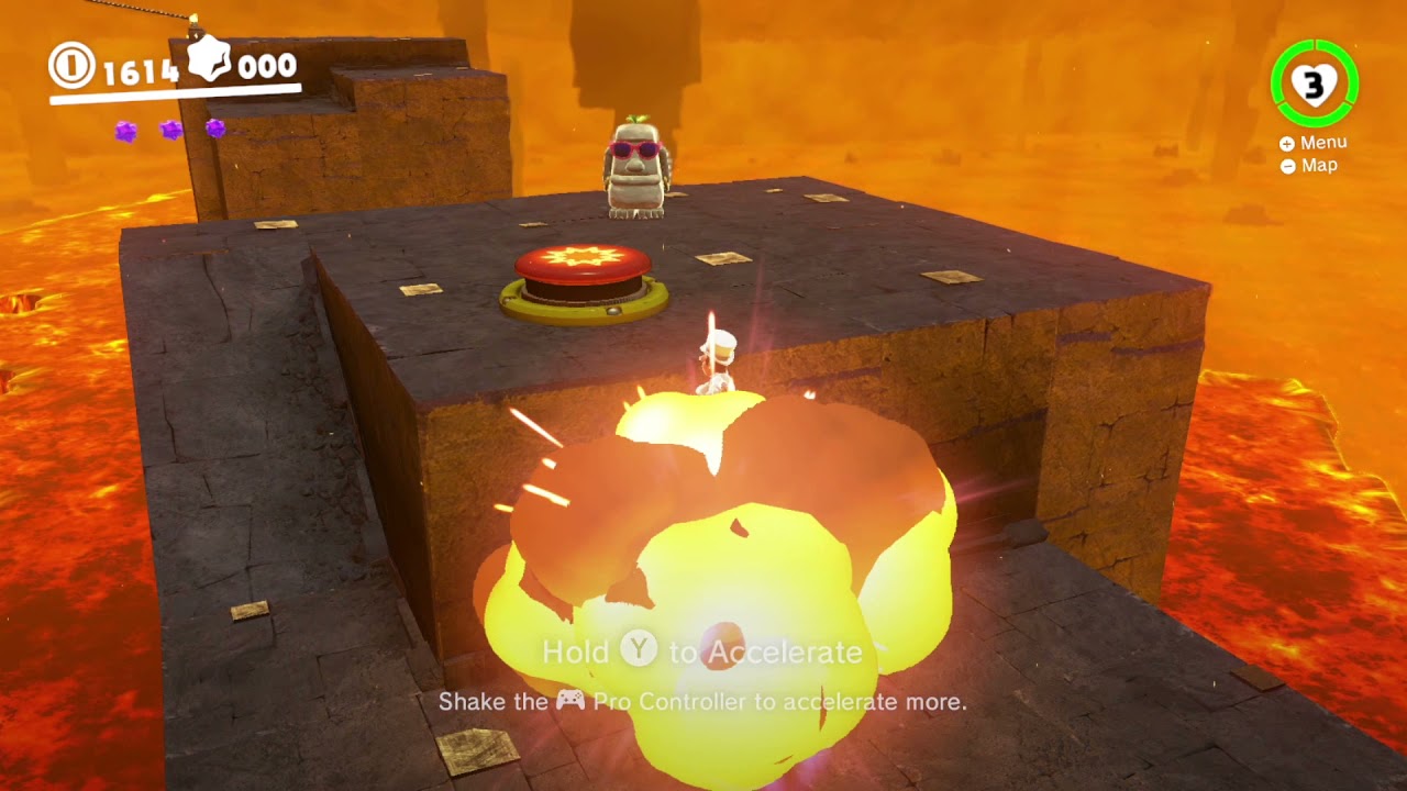 Moon Kingdom - Underground Moon Caverns - Mario Odyssey 2022 ...