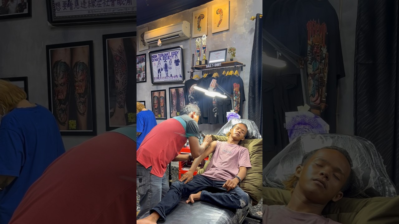 PREMAN LONTONG BUAT TATO AGAK LAIN #airgambut #kontenhiburan #ngakak # ...