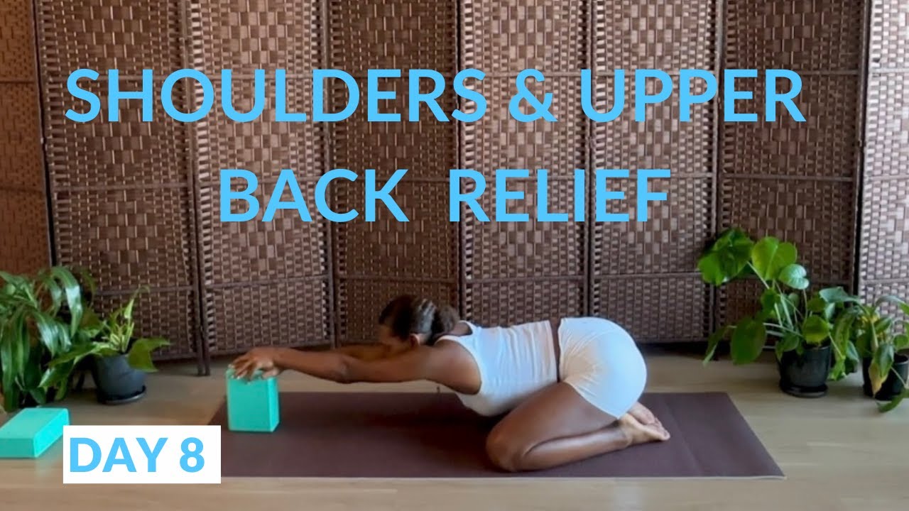 Unlock Your Tight Shoulders (and upper back) - STRETCHES - YouTube