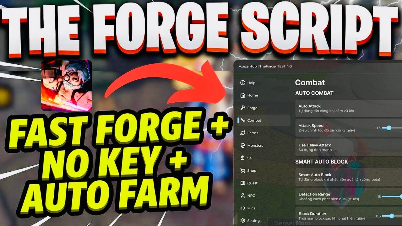 [NO KEY] THE FORGE SCRIPT (Roblox) | 🔥 AUTO FARM, AUTO FORGE, AUTO ...