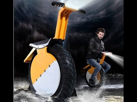 Forthgoer one wheel motorcycle 500w self balancing scooter - YouTube