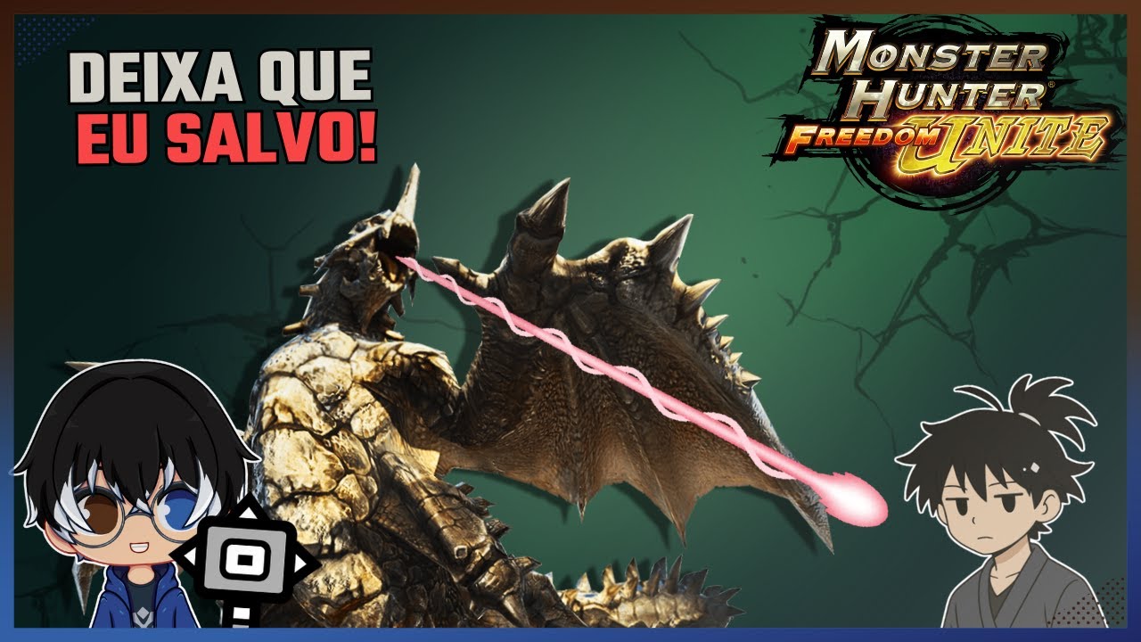 6 Raios laser seguidos?!?! | Monster Hunter Freedom Unite (Caçadas ...