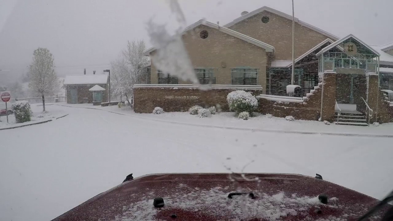 Cedro Peak Snow Run-01 Albuquerque to Sandia Ranger Station - YouTube