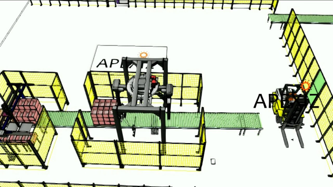 Quickly design and analyze your palletizing cell using simulation ...