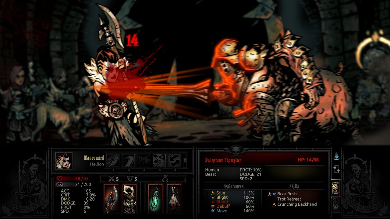 Hardest Champion Dungeon - Swine Skiver (Копьеносец) - YouTube