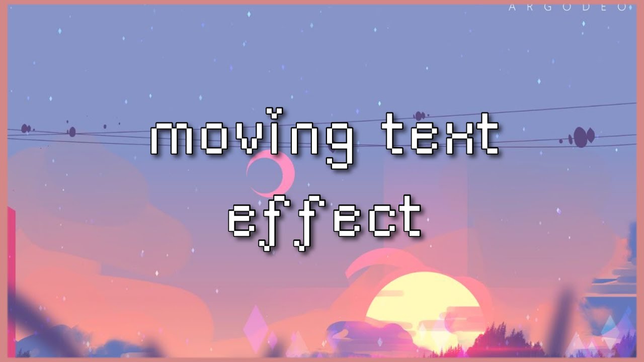 how to do cute moving text effect {IMOVIE} - YouTube