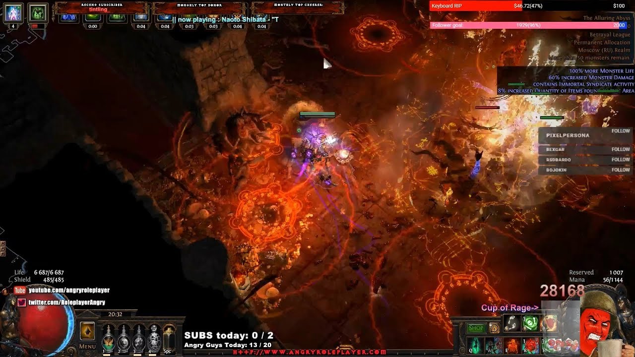 Solar Guards UBER ATZIRI KILL (Path of Exile Spectre Summoner Build ...