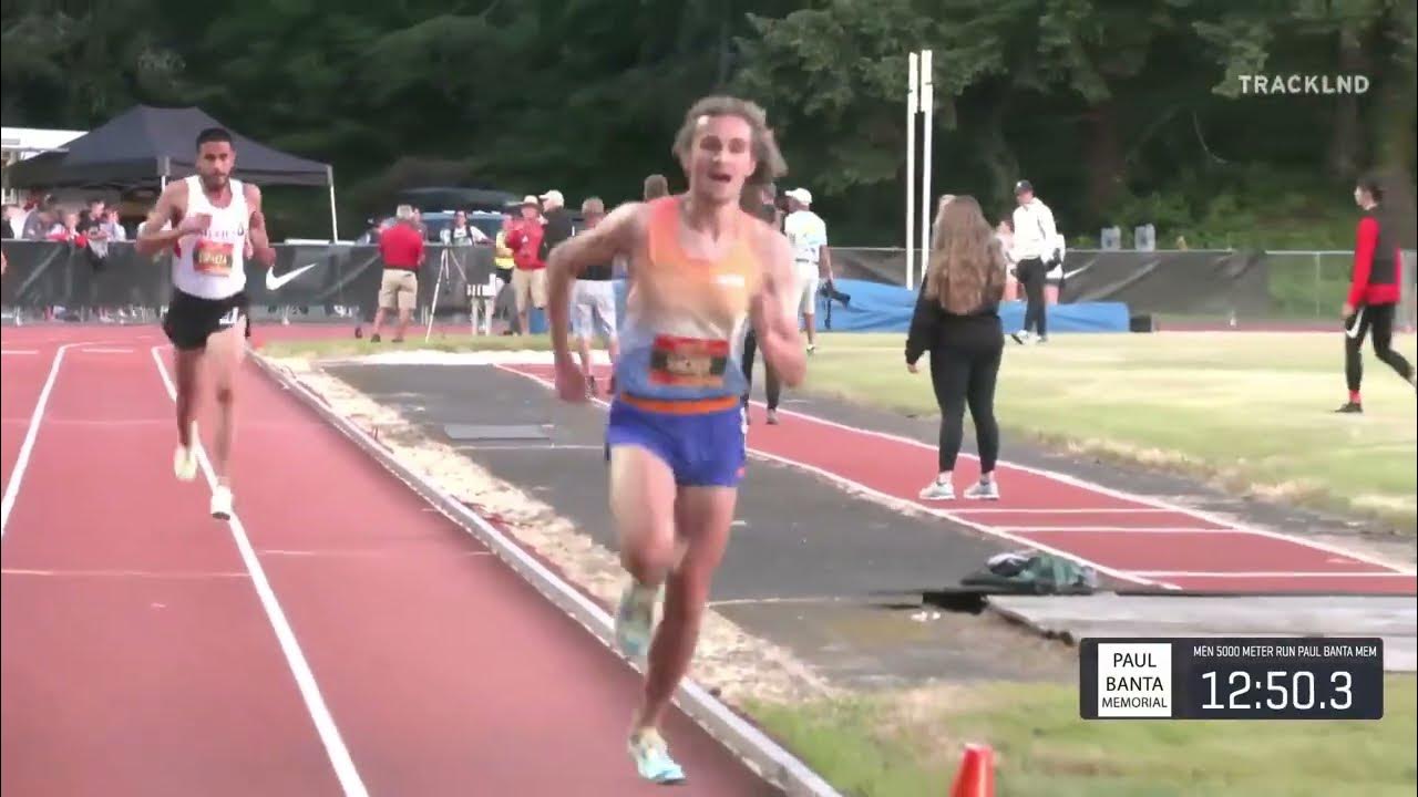 Paul Banta Memorial Men's 5000m - YouTube