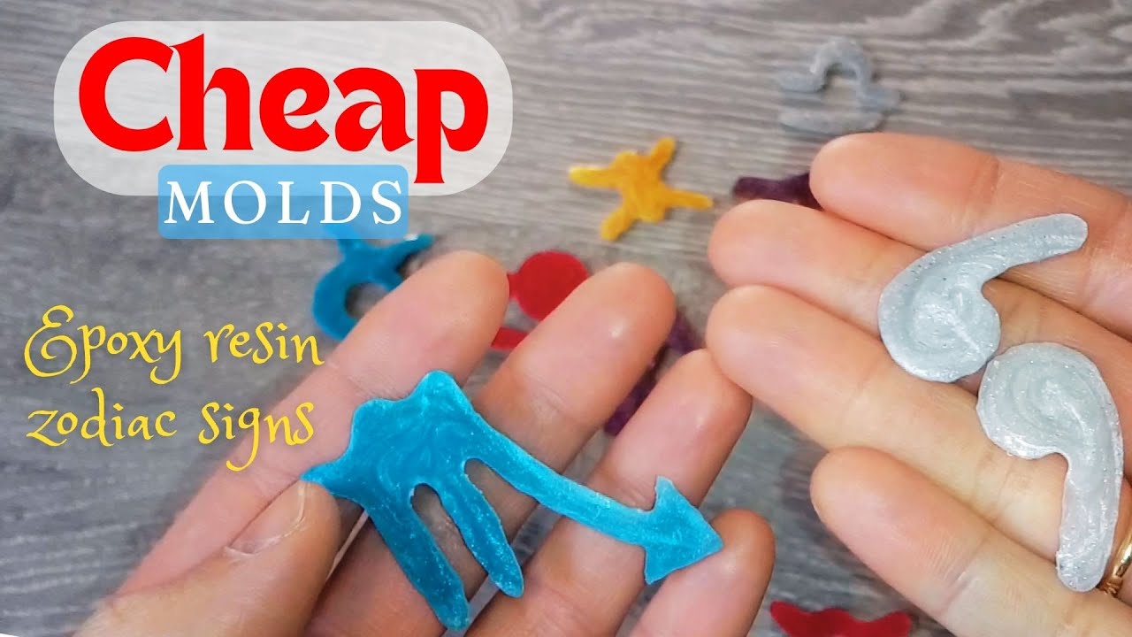 How to Make a Disposable Molds of Epoxy Resin Zodiac Signs (CHEAP and ...