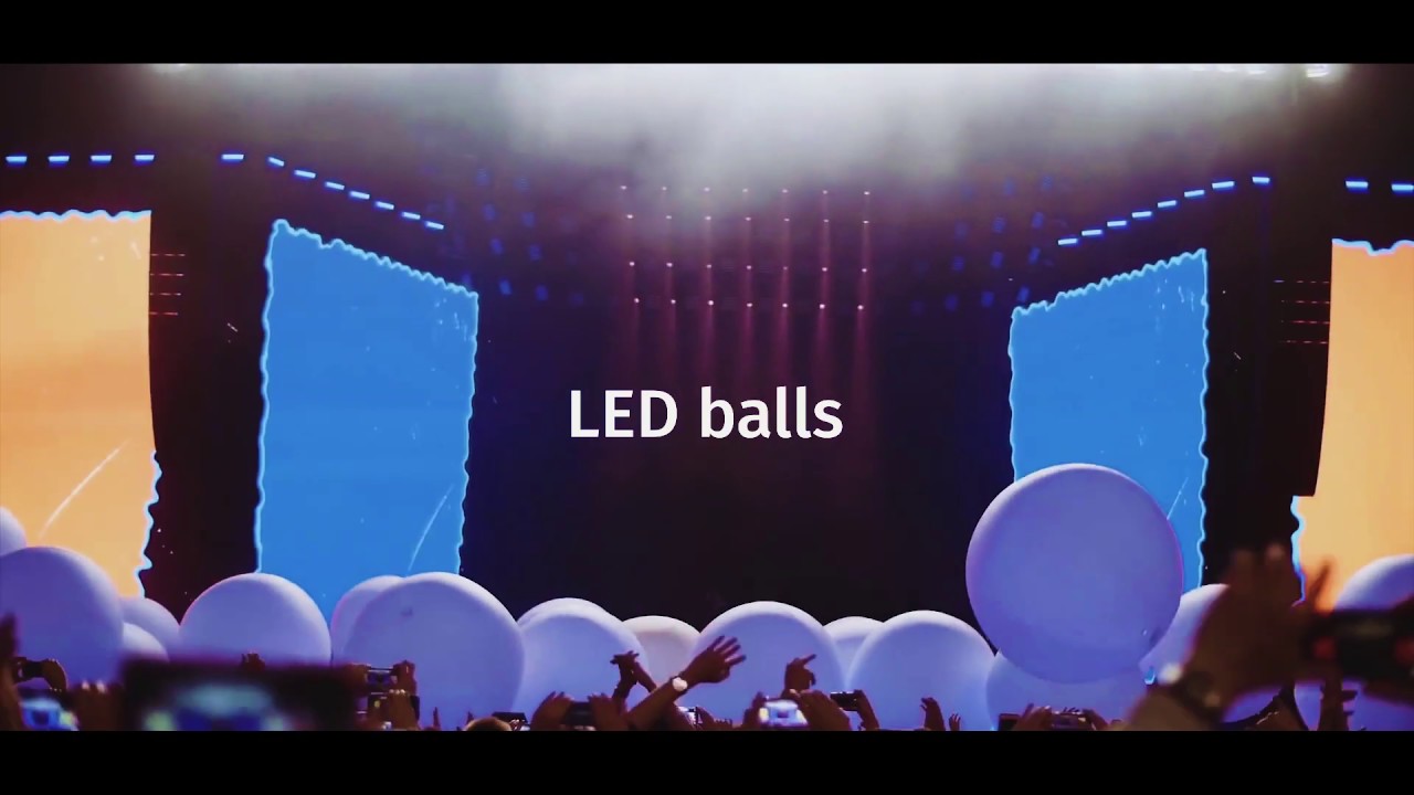 CrowdLED LED balls - energize your crowd! - YouTube