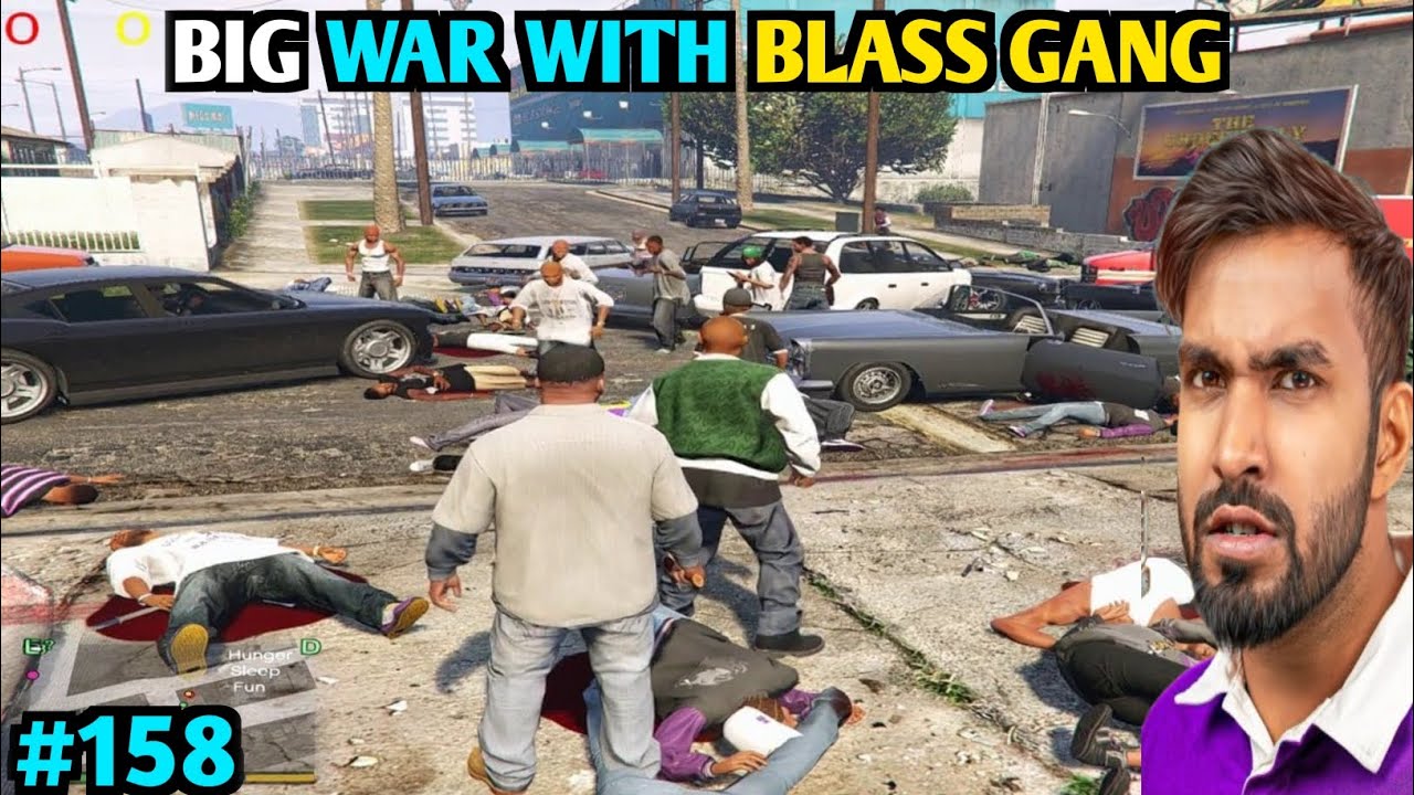 BIG WAR WITH BLASS GANG | TECHNO GAMERZ GTA 5 GAMEPLAY #158 - YouTube