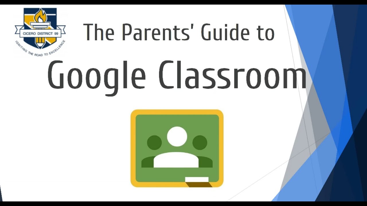 The Parents' Guide to Google Classroom - YouTube