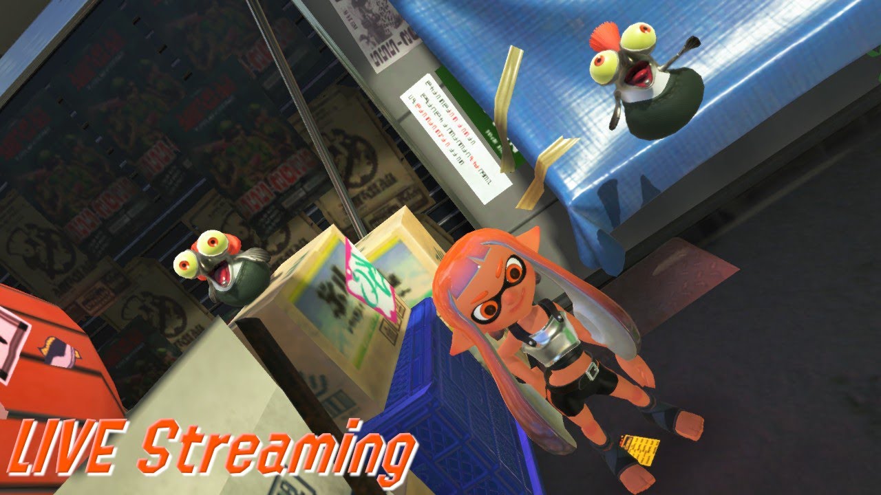 LIVE STREAM - Salmon Run (Random Weapons!) & 🎪Challenge with Spiff ...