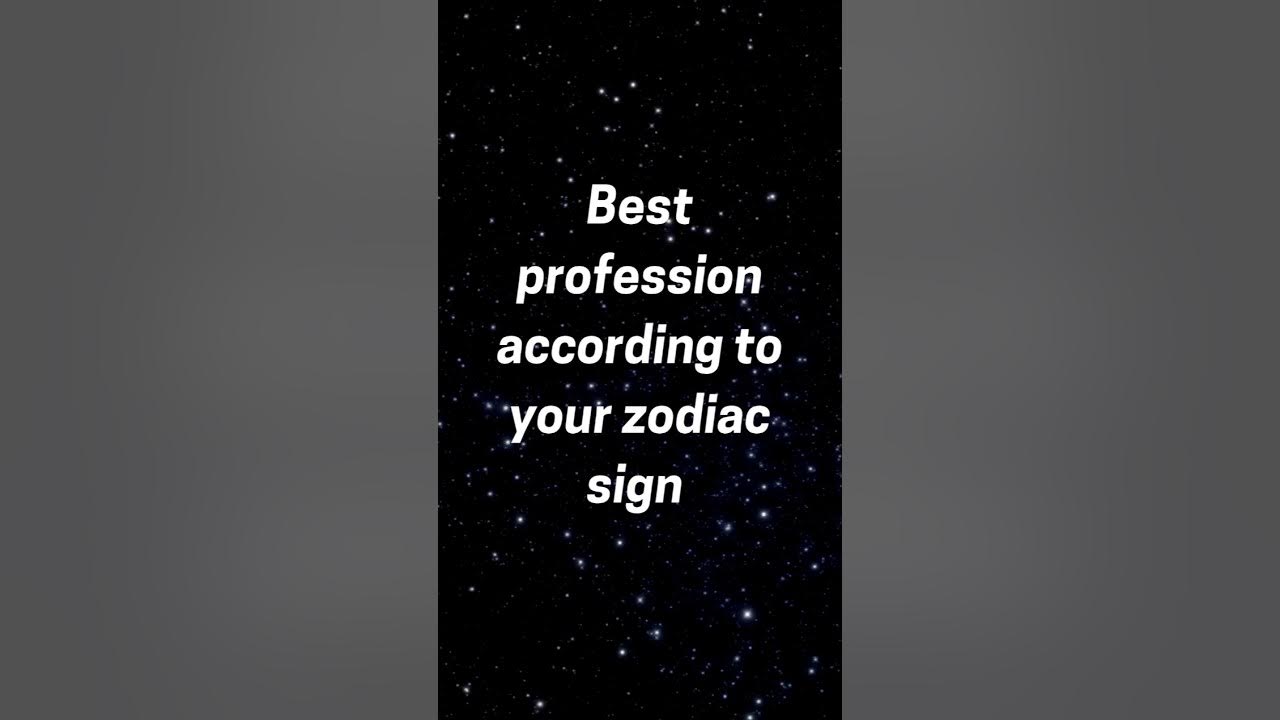 What is best profession according to your zodiac sign? #shorts#astroscope#astrology#zodiac# ...