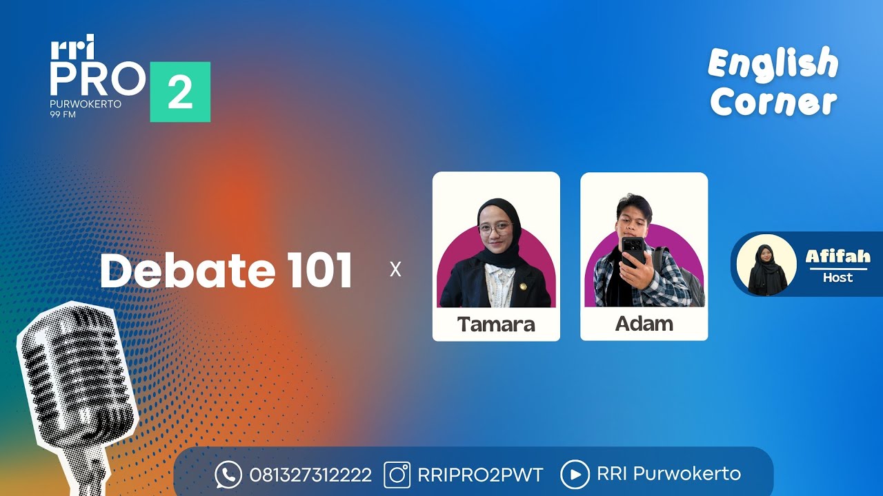 TALK ABOUT DEBATE 101 | ENGLISH CORNER - YouTube