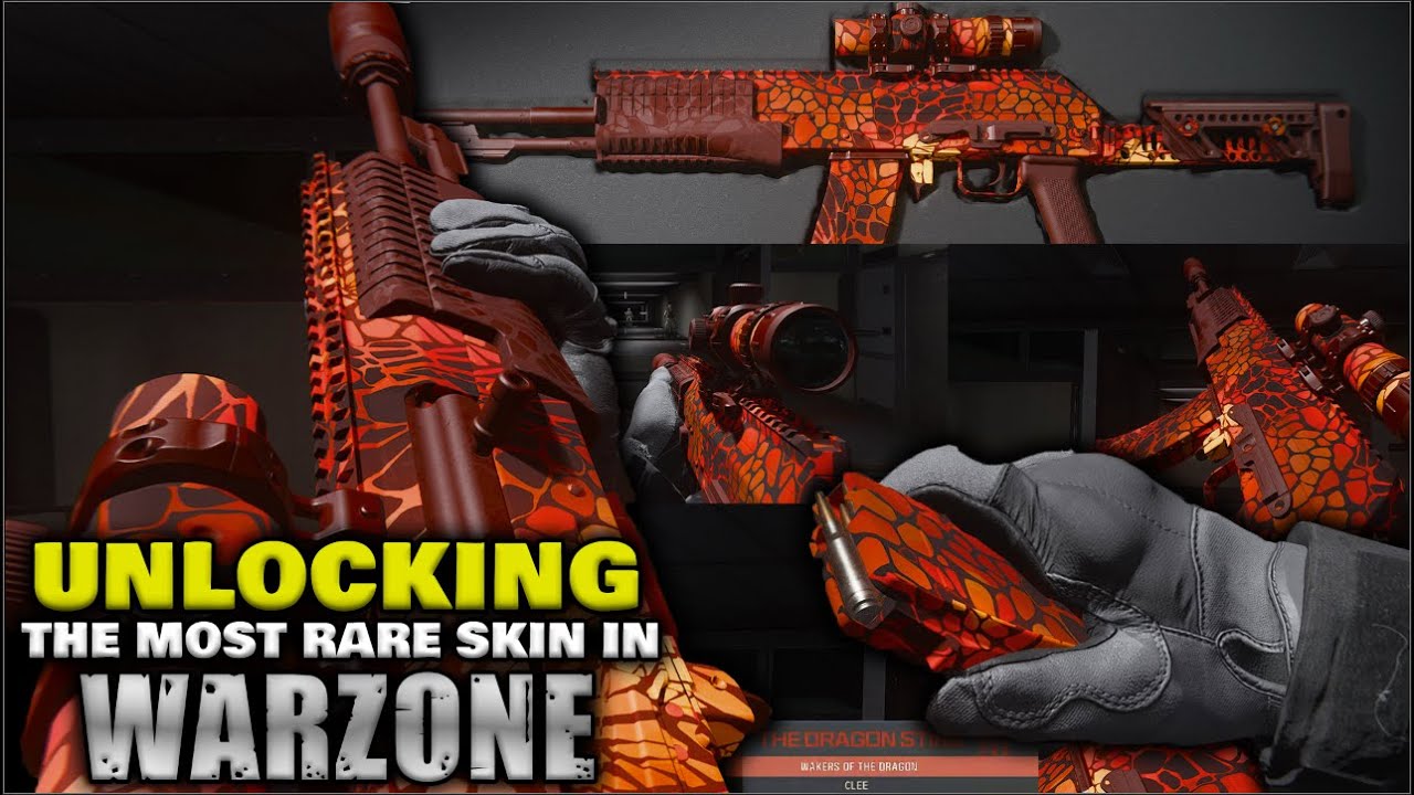 UNLOCKING THE RAREST WARZONE SKIN CRIMSON WYRM - YouTube