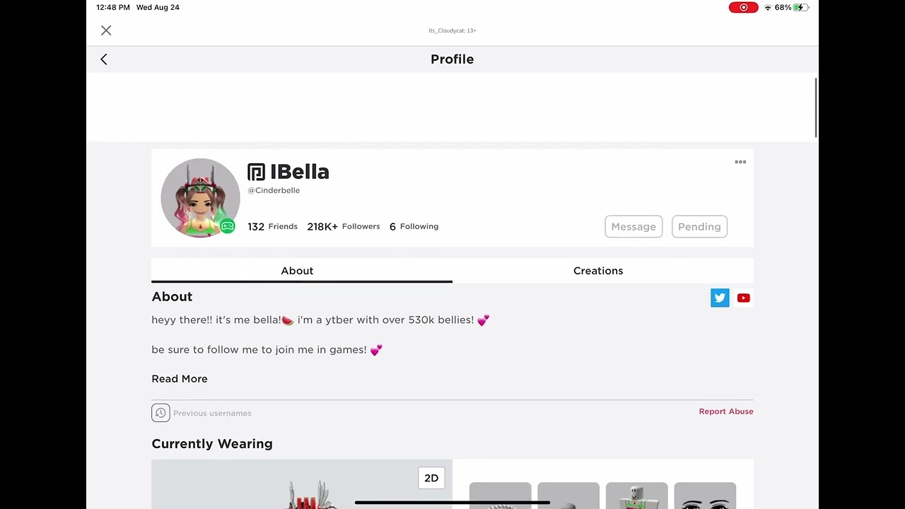 @IBella is online😱 - YouTube