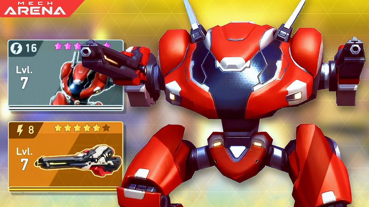 Lancer + Tetra 8 = Jump Sniper Madness! | Mech Arena - YouTube