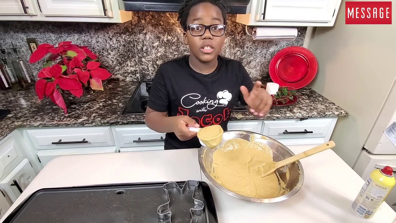 Gingerbread Pancakes by Cooking with Jacob - YouTube