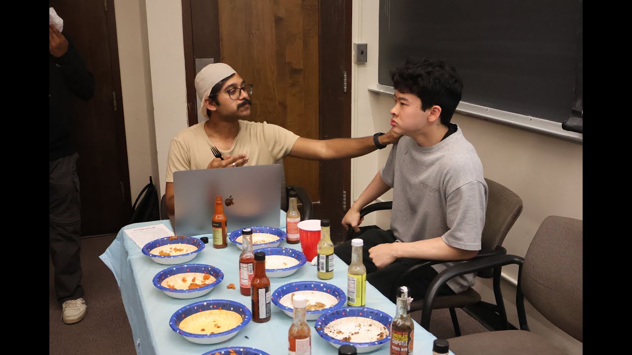 RUTKD Eboard Coaches Kihap While Eating Spicy Wings | Rutgers Taekwondo ...