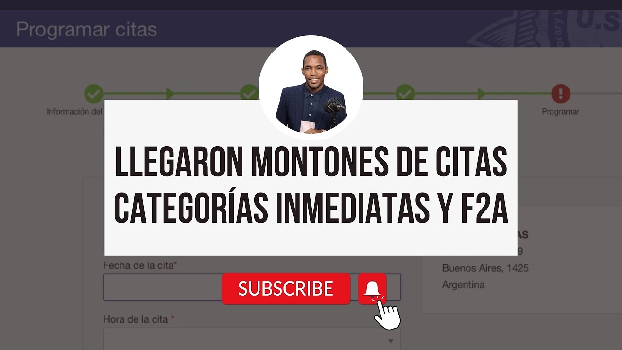 LLEGARON MONTONES DE CITAS CATEGORÍAS INMEDIATAS Y F2A - YouTube