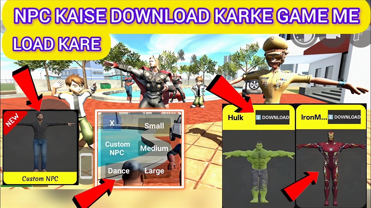 NPC KAISE DOWNLOAD KARE / KASE GAME ME ADD KARE #rgsmenu #npc # ...