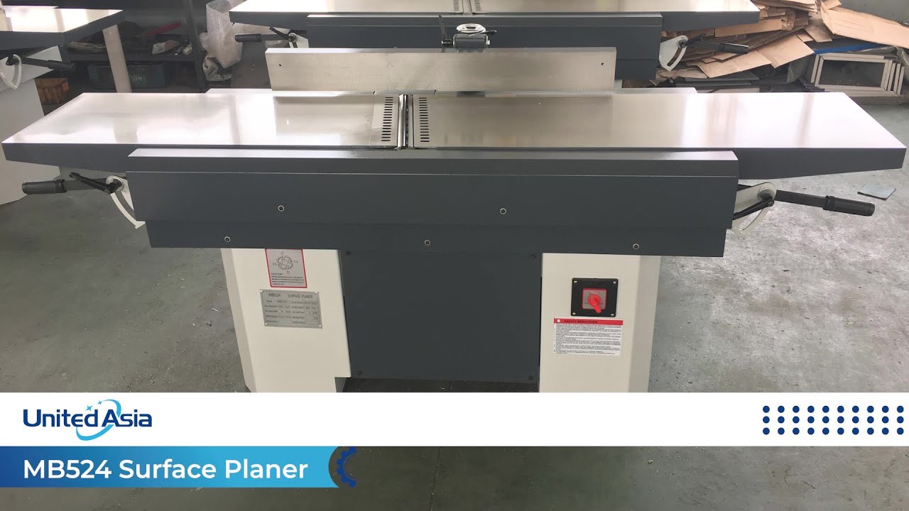 HOW TO USE MB524 Surface Planer | United Asia #woodworking #machine #factory #wooden # ...