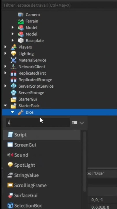 COMMENT CODER UN DÉ SUR ROBLOX STUDIO - Codelow - YouTube