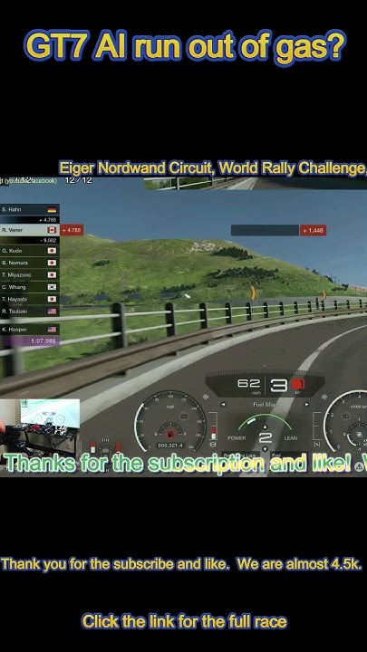 GT7 AI run out of gas too #shorts - YouTube
