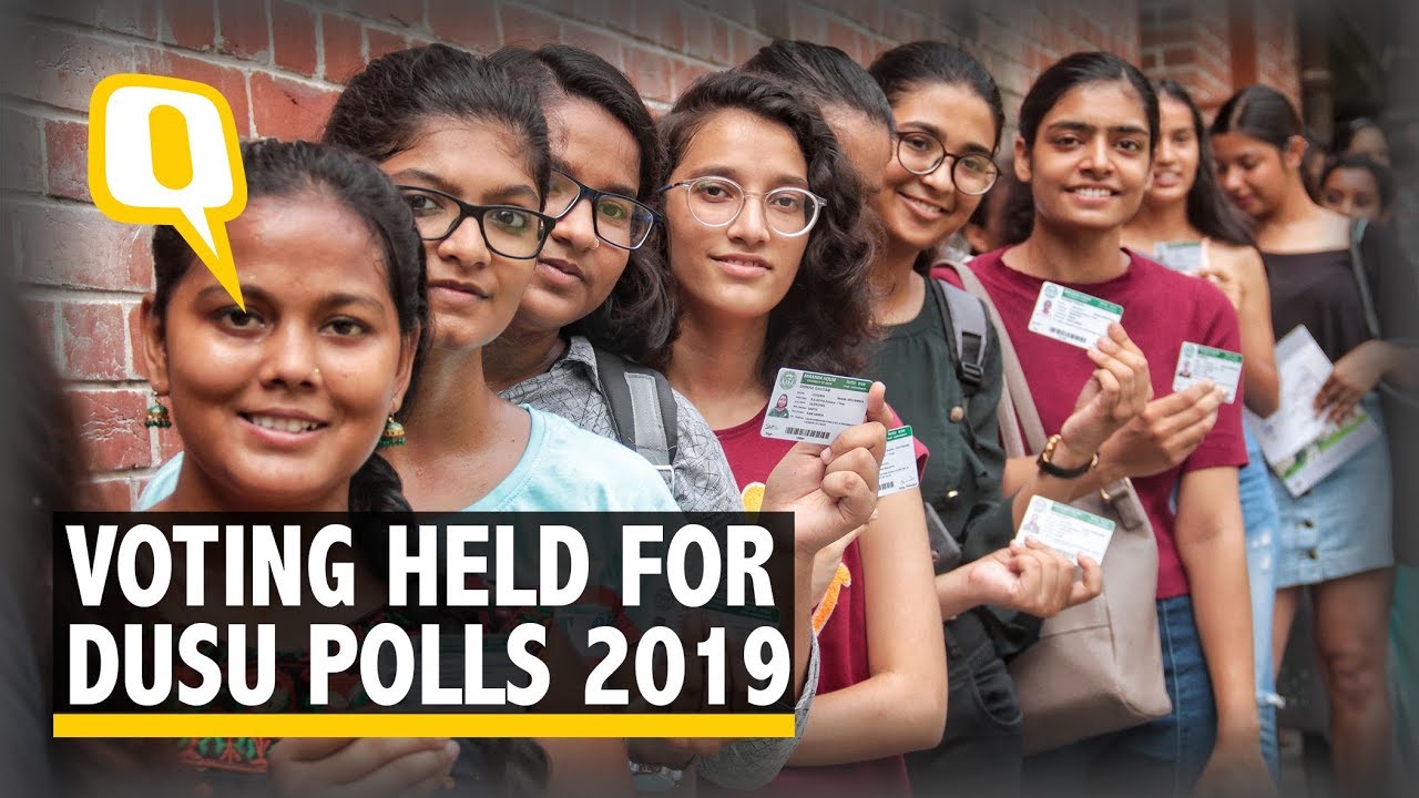 Voting for DUSU Election Held, NSUI Alleges EVM Malfunction | The Quint ...