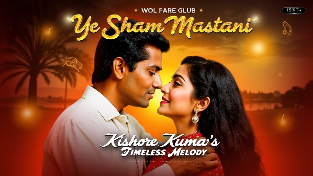 Ye Sham Mastani | Full Song | Classic Bollywood Hit | Kishore Kumar ...