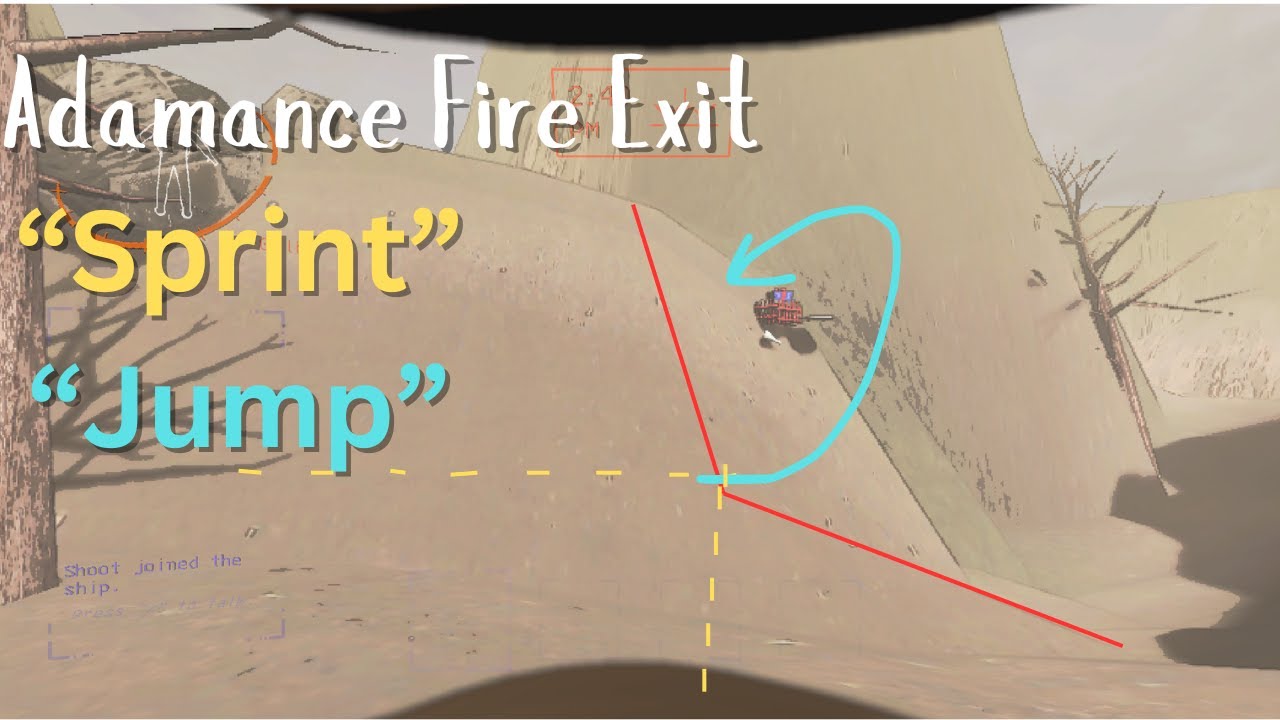 Adamance Alternate Fire Exit Jump Back (Lethal Company) - YouTube