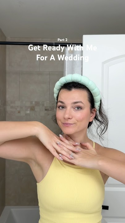 Get Ready With Me For A Wedding PART 2 #grwm #asmr #weddingguest #weddingguestlook #makeupideas ...