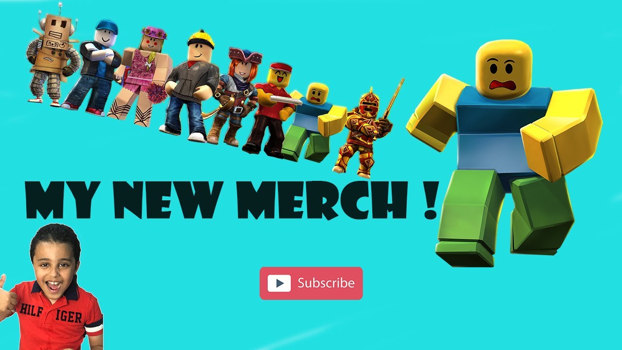 ROBLOX .. WATCH MY NEW MERCH ! - YouTube