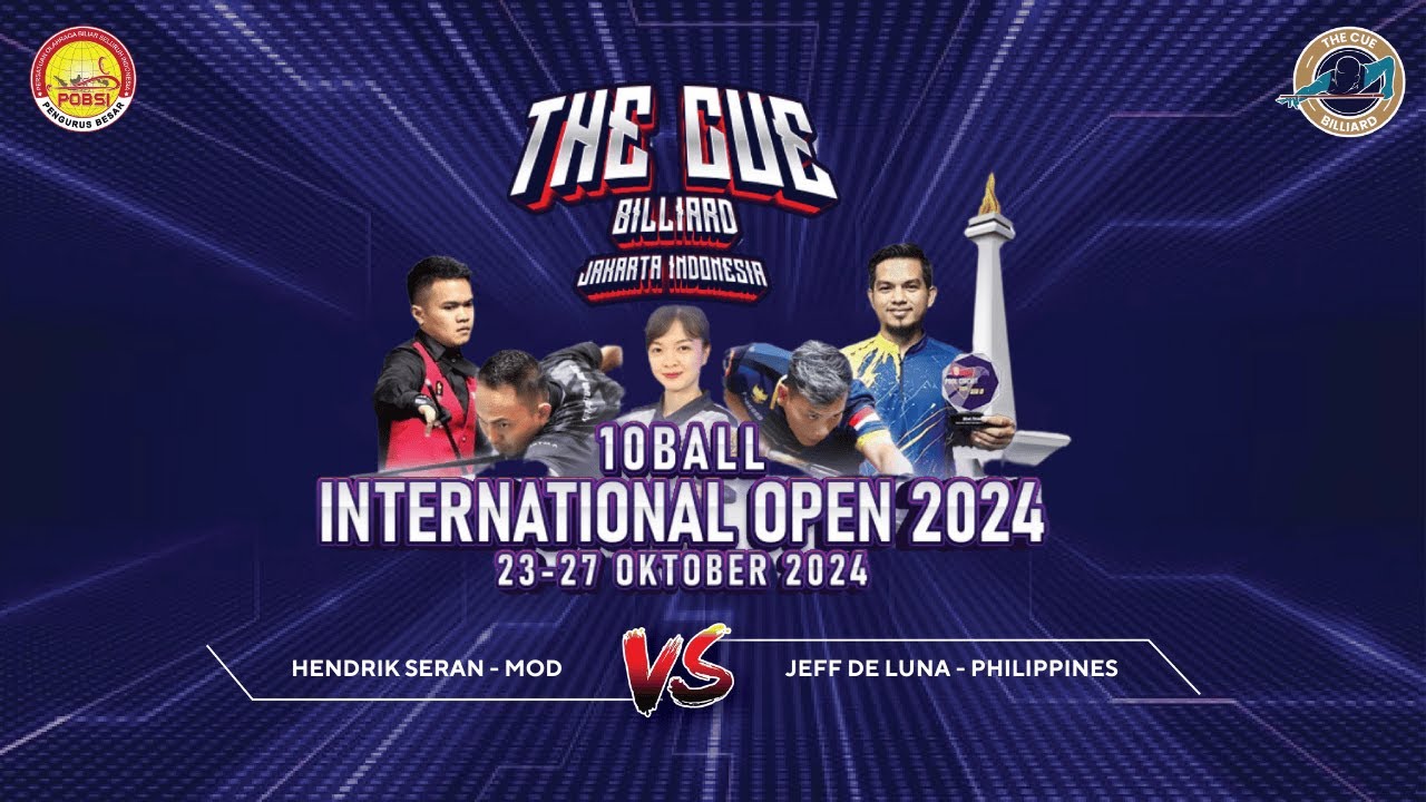 The Cue 10-Ball International Open 2024: 8 Besar Hendrik Seran - Mod VS ...
