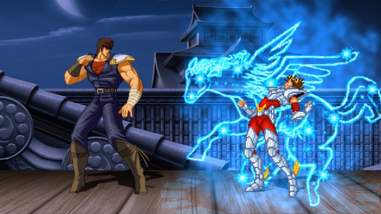 KENSHIRO vs SEIYA - The most epic fight ever made! - YouTube